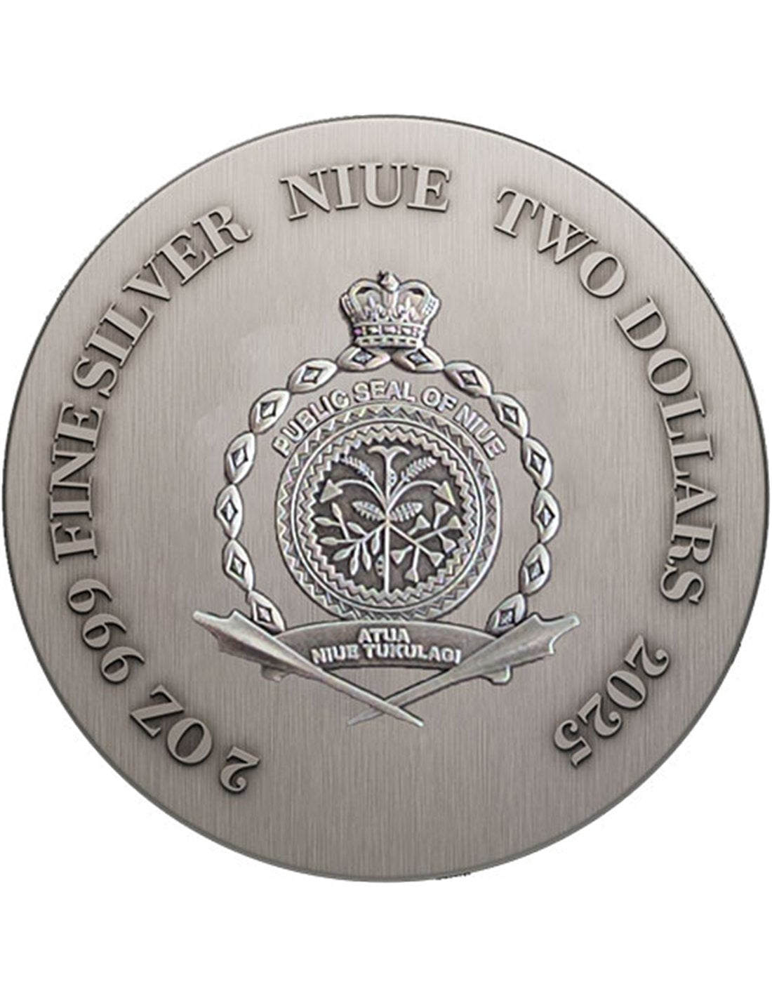 2025 $2 Niue Abraham Lincoln 2 oz Silver Coin | CoinsTV