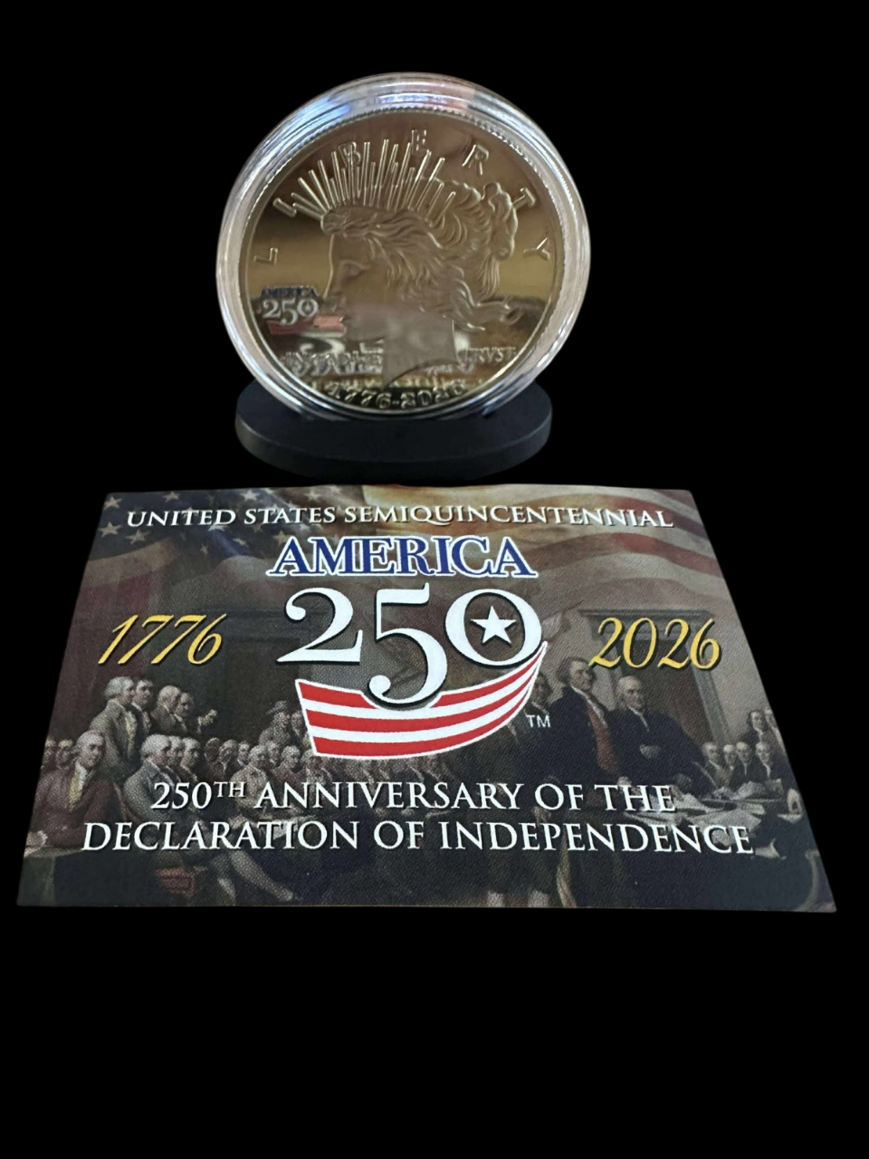 America 250th anniversary Peace Dollar Round | CoinsTV