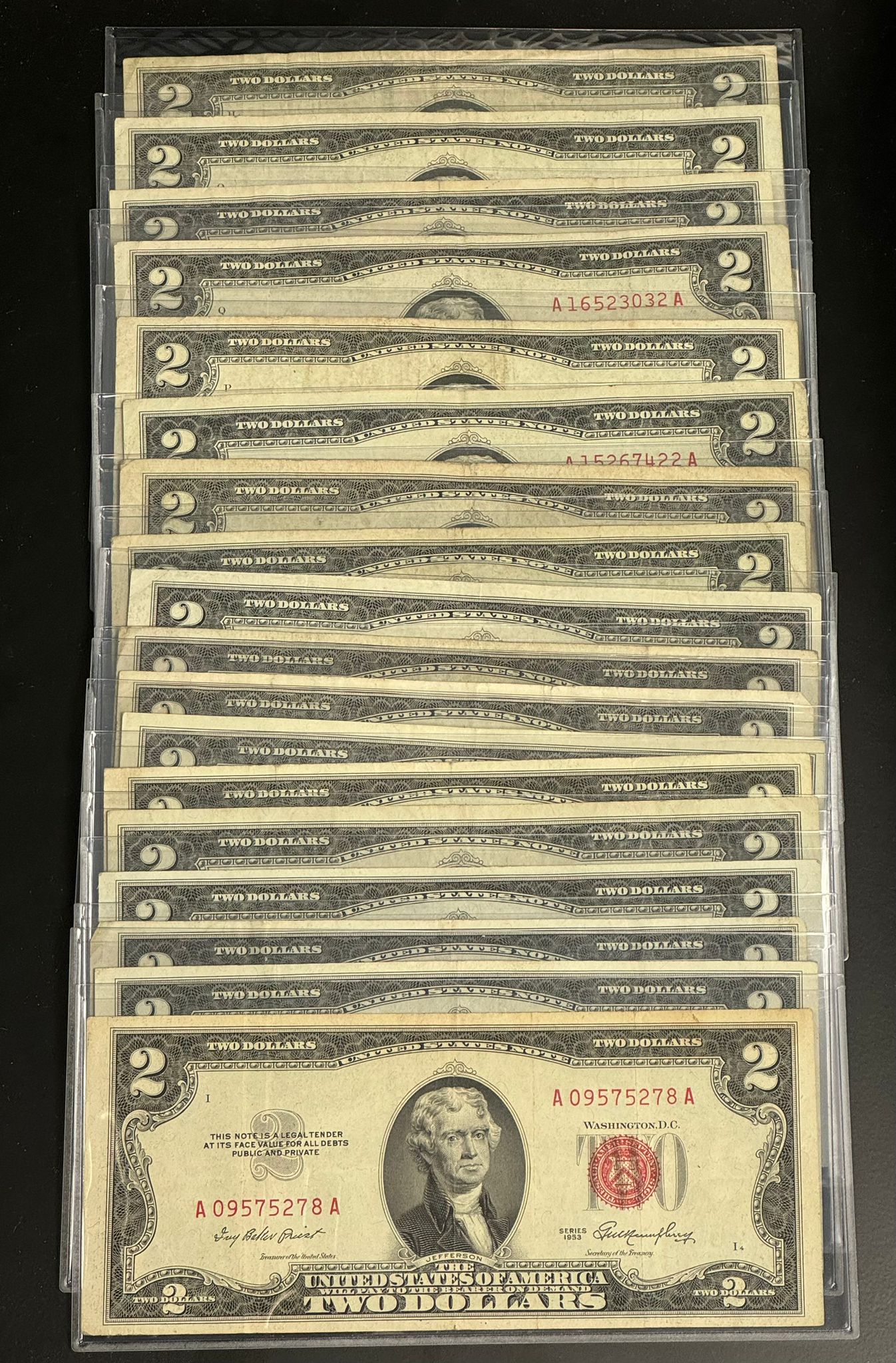Cowboy State $2 Red Seal Notes - Circulated – CoinsTV